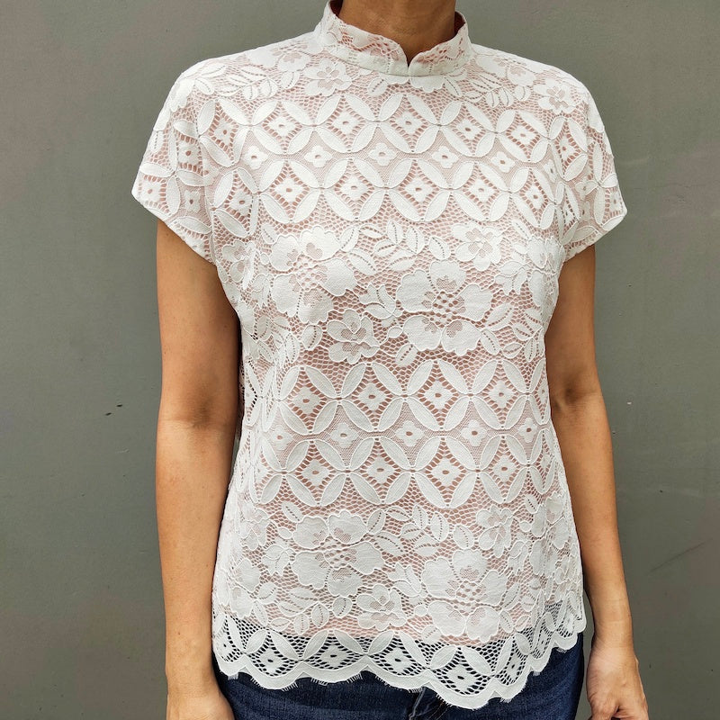 TP Rectangle Geometric Lace – Tong Tong Friendship Store