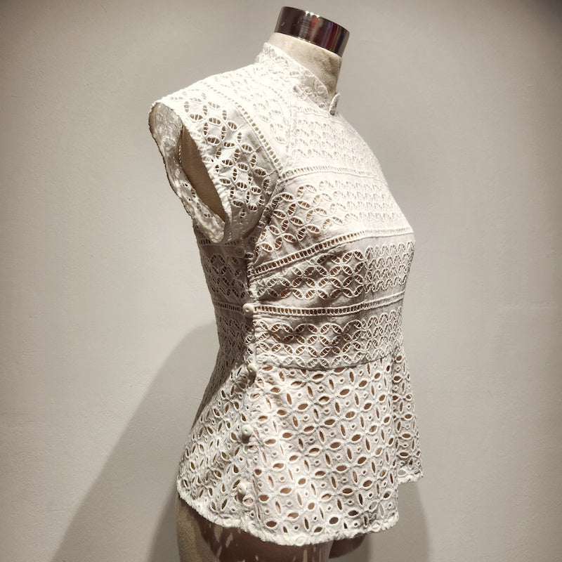 TP Samfoo Peplum Broderie Anglaise – Tong Tong Friendship Store