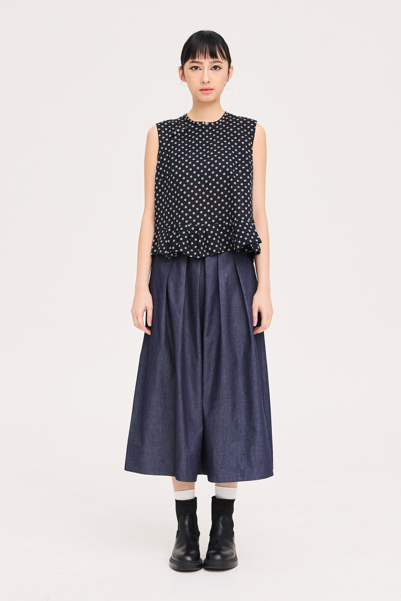 TP Uneven Hem Dots – Tong Tong Friendship Store