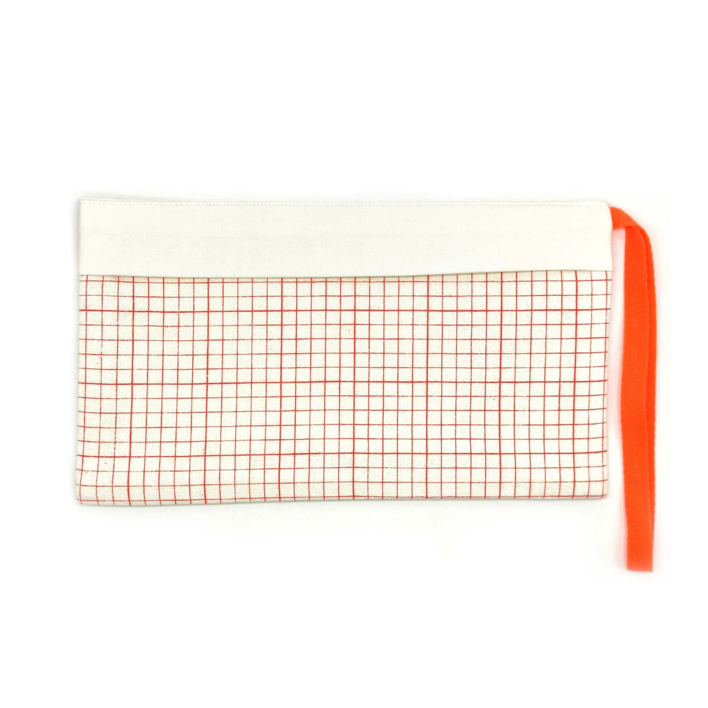Graph Paper Red Pouch for Masks – Tong Tong Friendship Store